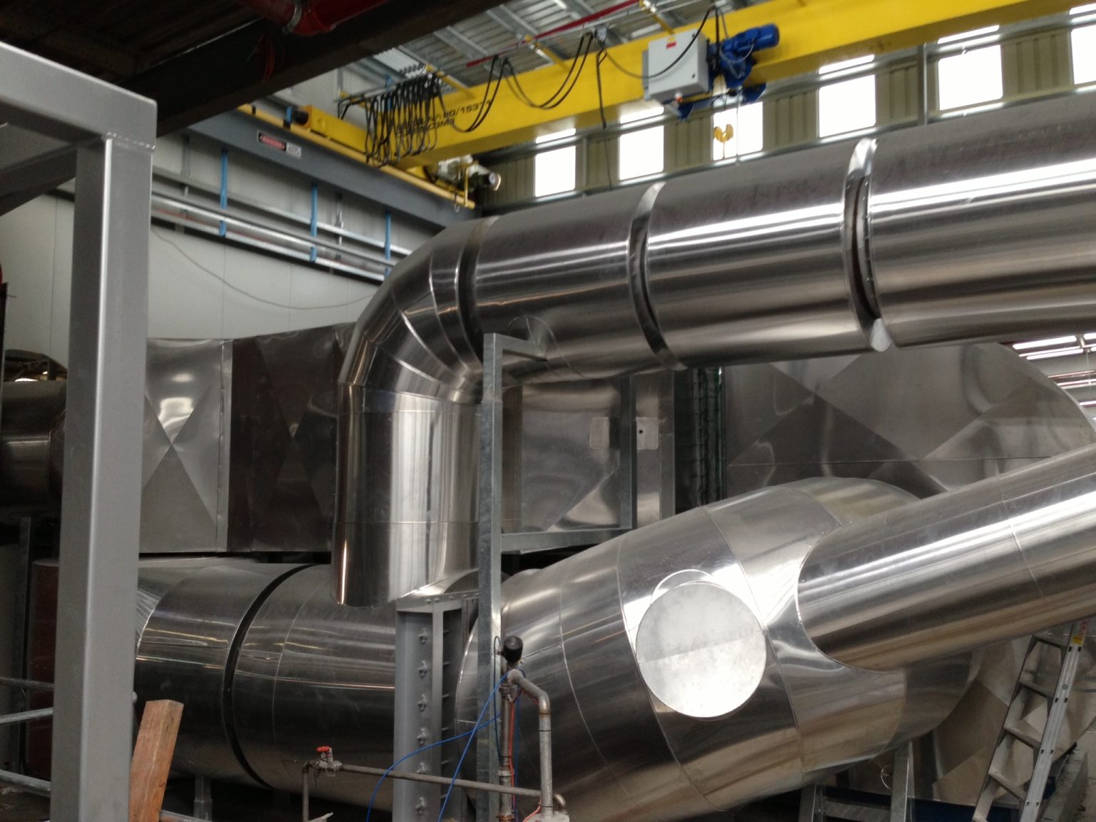Large Ductwork & Pipework Lagging & Cladding - Ezifab