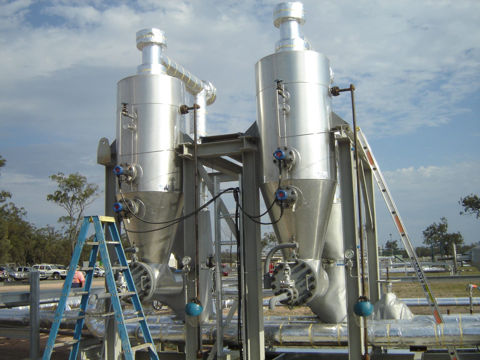 Process Gas Pipework Industrial Insulation - EziFab Insulation